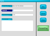 Paid Out/Paid In Processing | DockMaster Documentation
